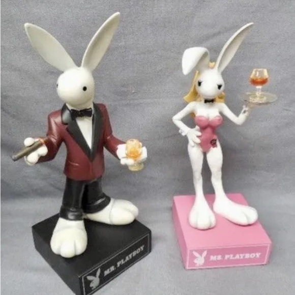 PLAYBOY | Other | Vintage Official Playboy Bunny Figures Rare Limited ...